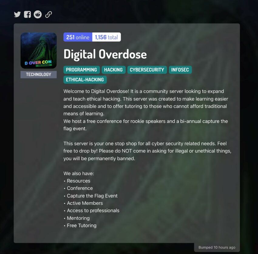 Cybersecurity Discord Channels: Join these five | PrivacySharks